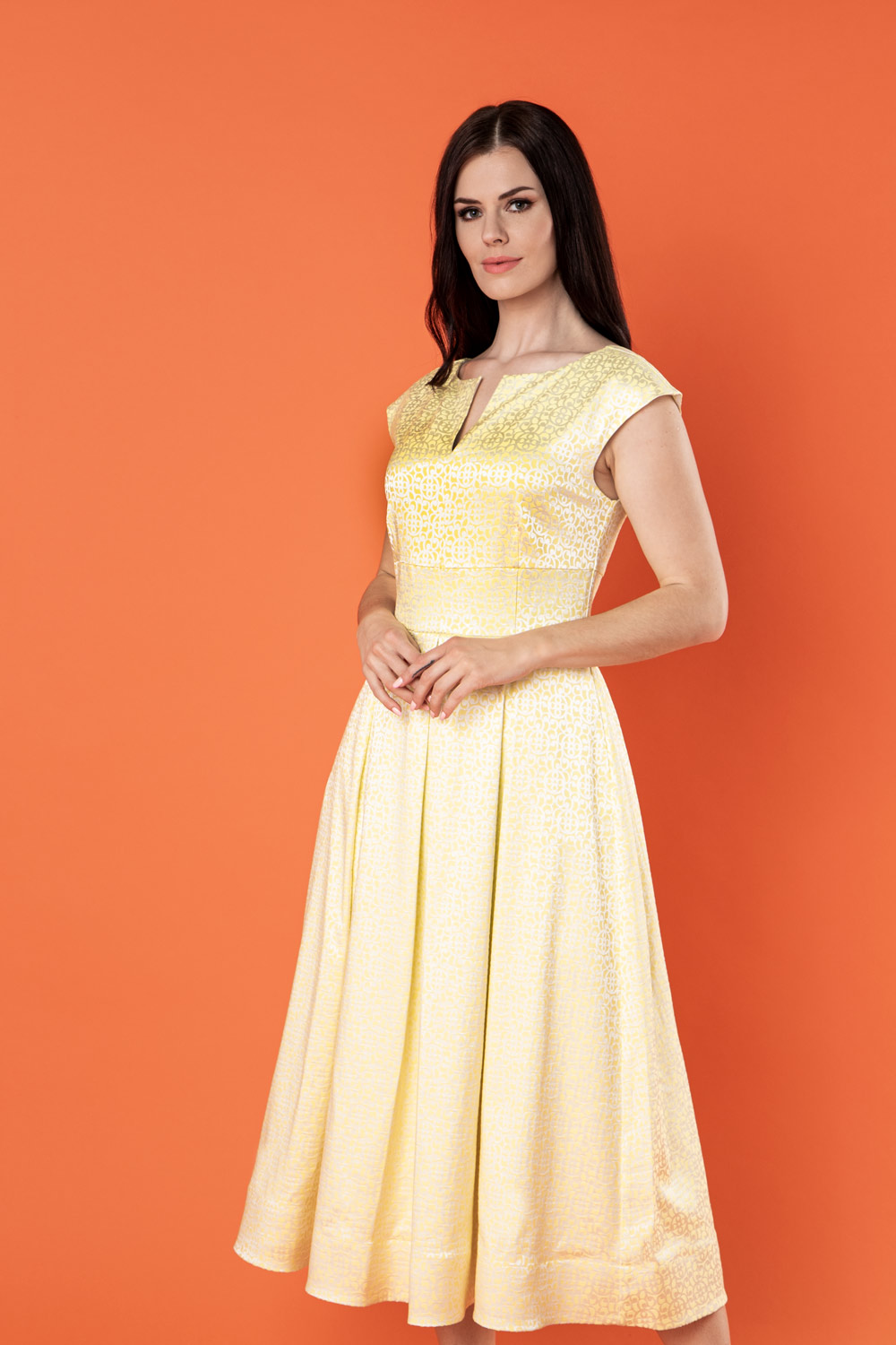 elegancka-zolta-sukienka-4sl003340_3_1 | Blog Quiosque